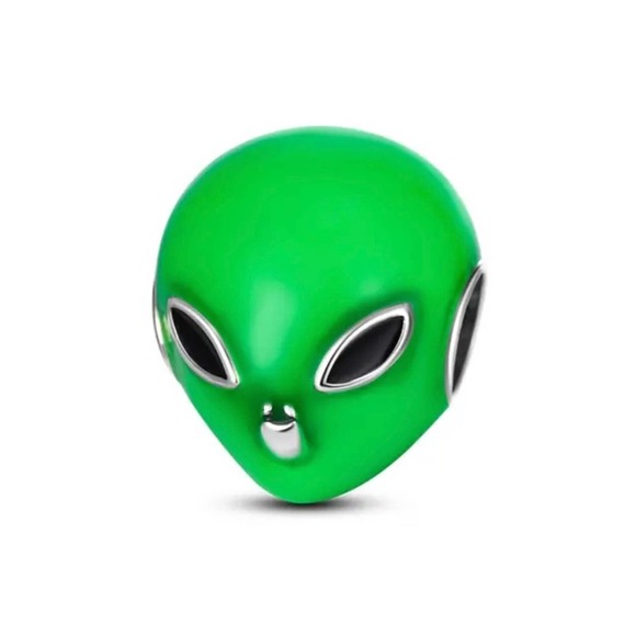 Charm | Jewelry | Green Alien Charm | Poshmark